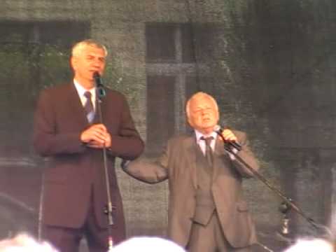 Wiktor Zborowski i Marian Opania w Olsztynie