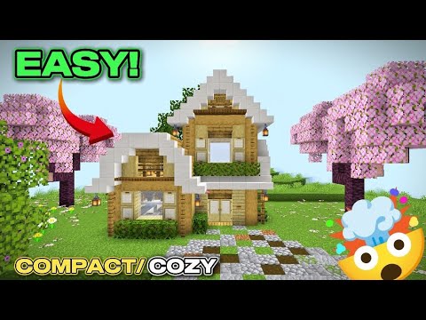 Aesthetic Minecraft House Tutorial 🏡 | Easy & Beautiful Build (1.21 ...