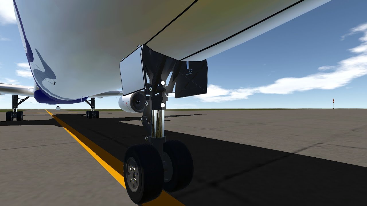 Detailed Landing Gear In SimplePlanes (Part 2) - SWL-120 Progress Update 9.2 - YouTube