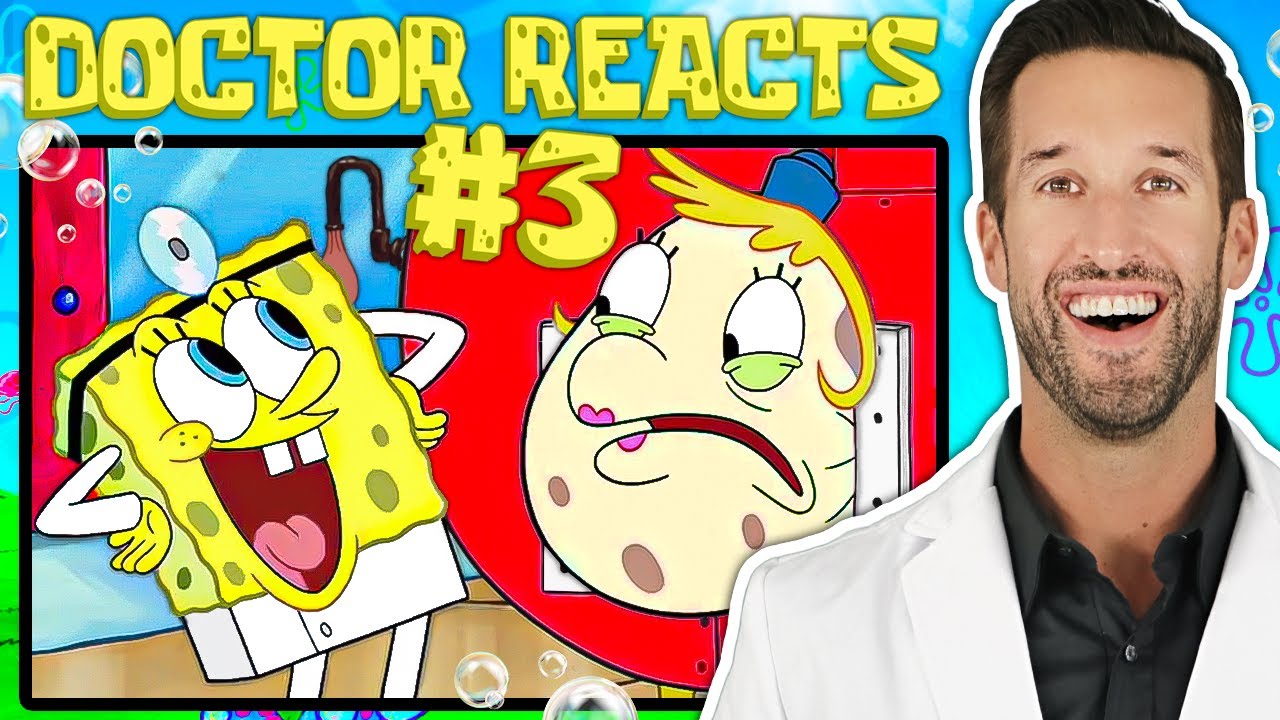ER Doctor REACTS to Hilarious SpongeBob SquarePants Medical Scenes #3 ...