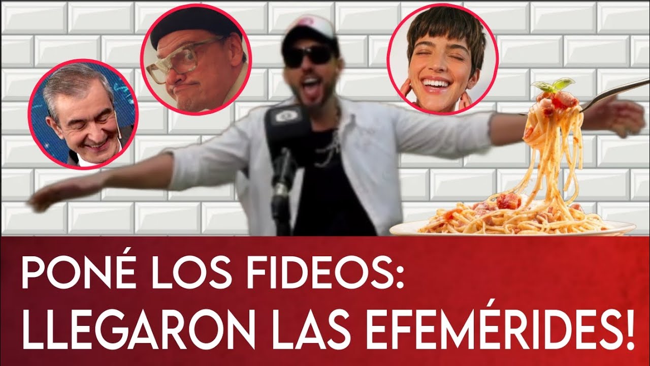 🍝 PONÉ LOS FIDEOS: LLEGARON LAS EFEMÉRIDES! - YouTube