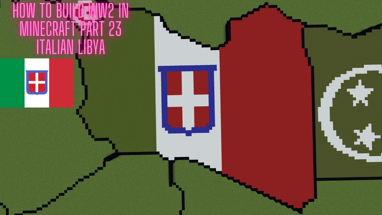 How To Build WW2 In Minecraft Part 23 Italian Libya - YouTube