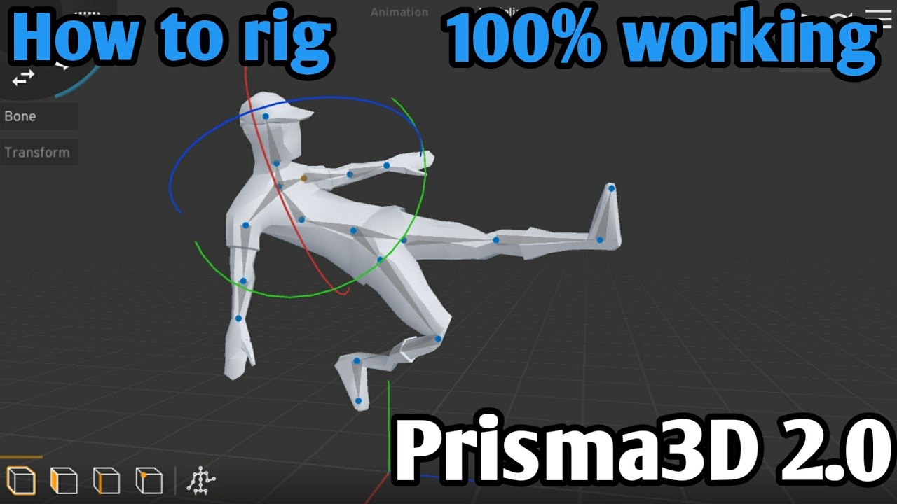 How To Rig Character In Prisma 3D 2.0) - YouTube