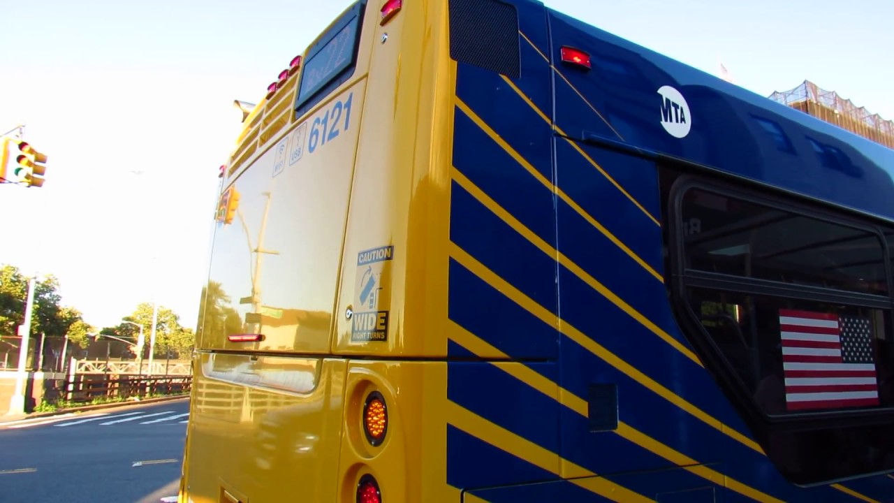 MTA New York City Bus: 2017 New Flyer XD60 Xcelsior Articulated #6121 ...