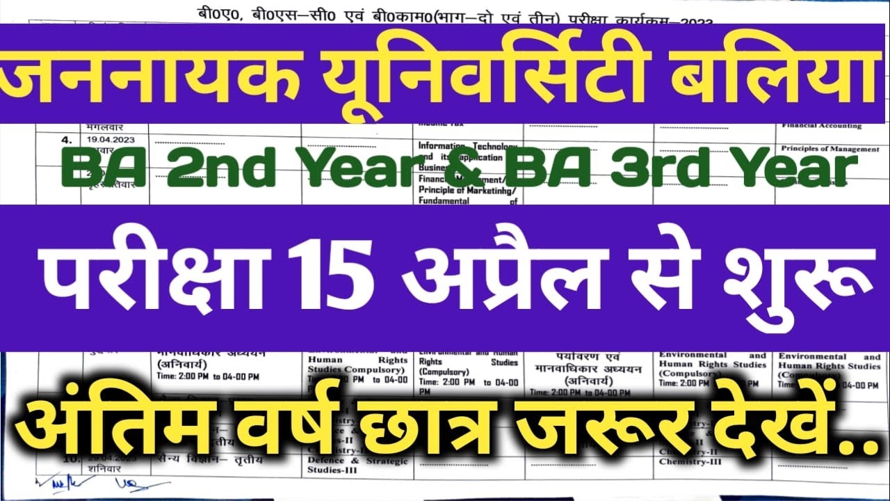 JNCU 15 JNCU 2nd Year 3rd Year Exam Date jncu-15-jncu-2nd-year-3rd-year-exam-date