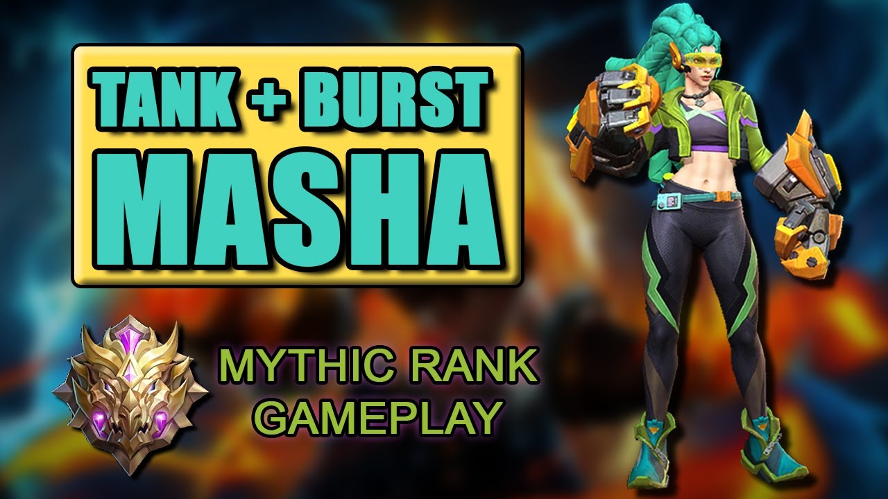 DØMINATE THE GAME USING TANK MASHA WITH BURST DAMAGE | - YouTube
