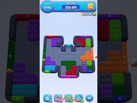 Color Block Jam level 1496 Solution Walkthroug