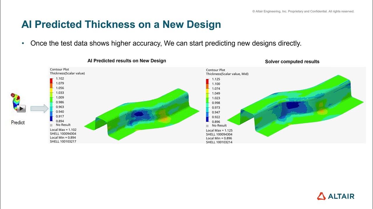 Predicting Sheet metal simulation results within seconds using Altair Physics AI - YouTube