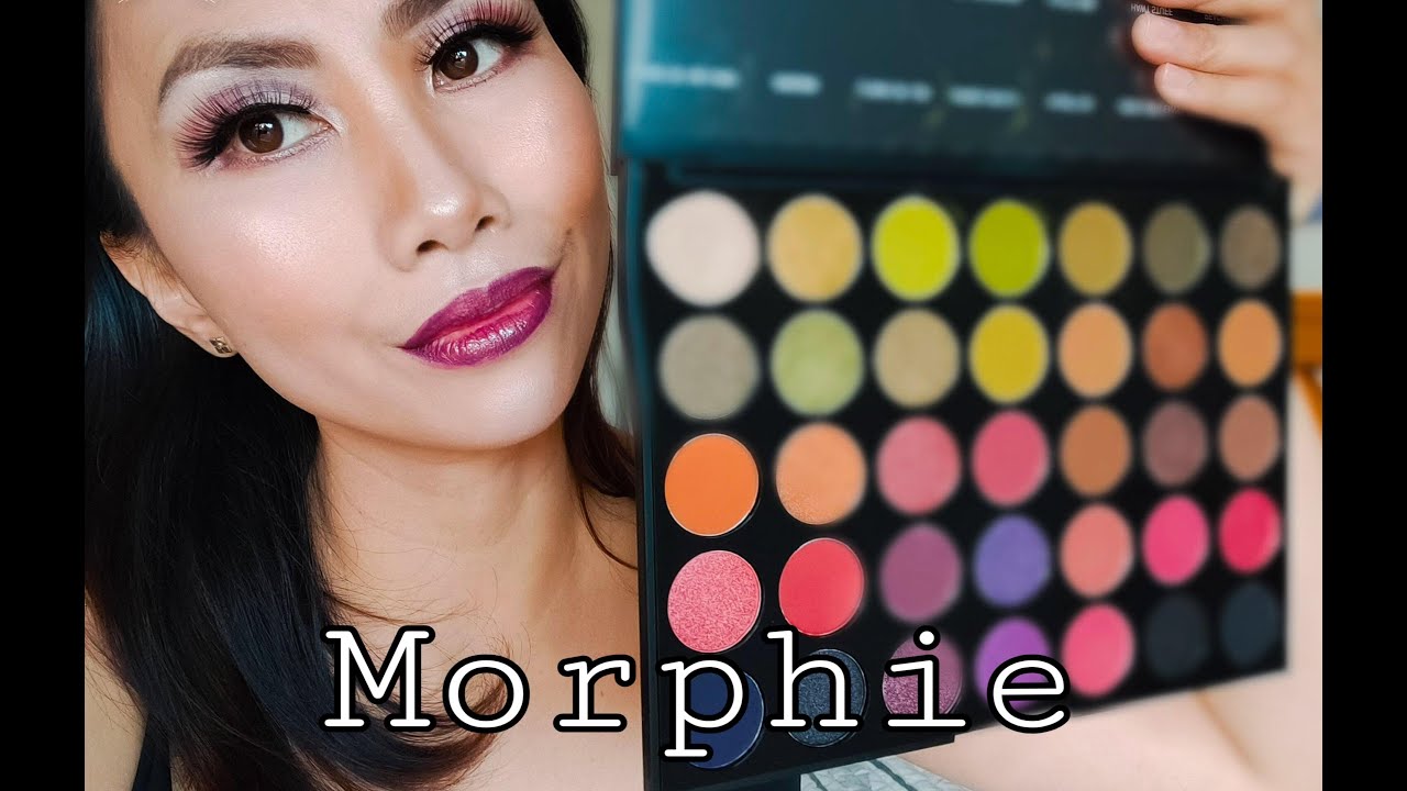 Burgundy eye makeup tutorial / Morphie 35m boss mode pallete - YouTube