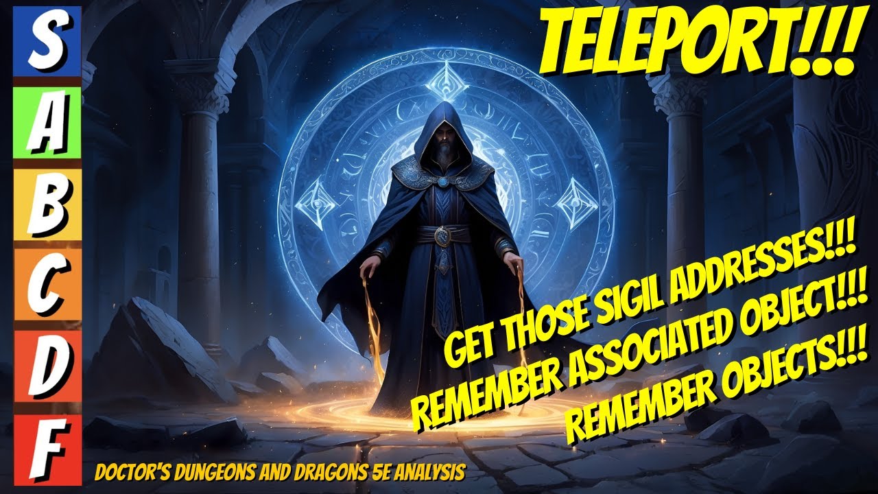 You Need To Know These Things About TELEPORT in Dungeons and Dragons ...