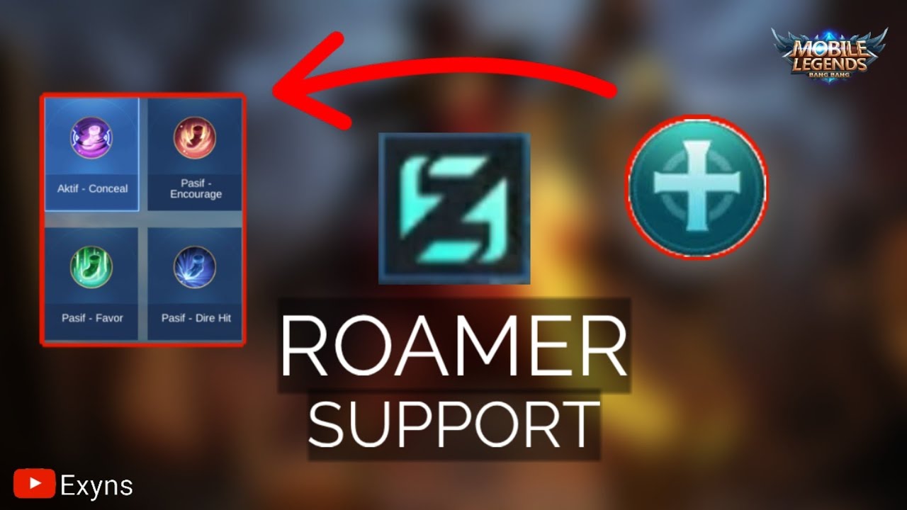ROAMER SUPPORT mobile legends - YouTube