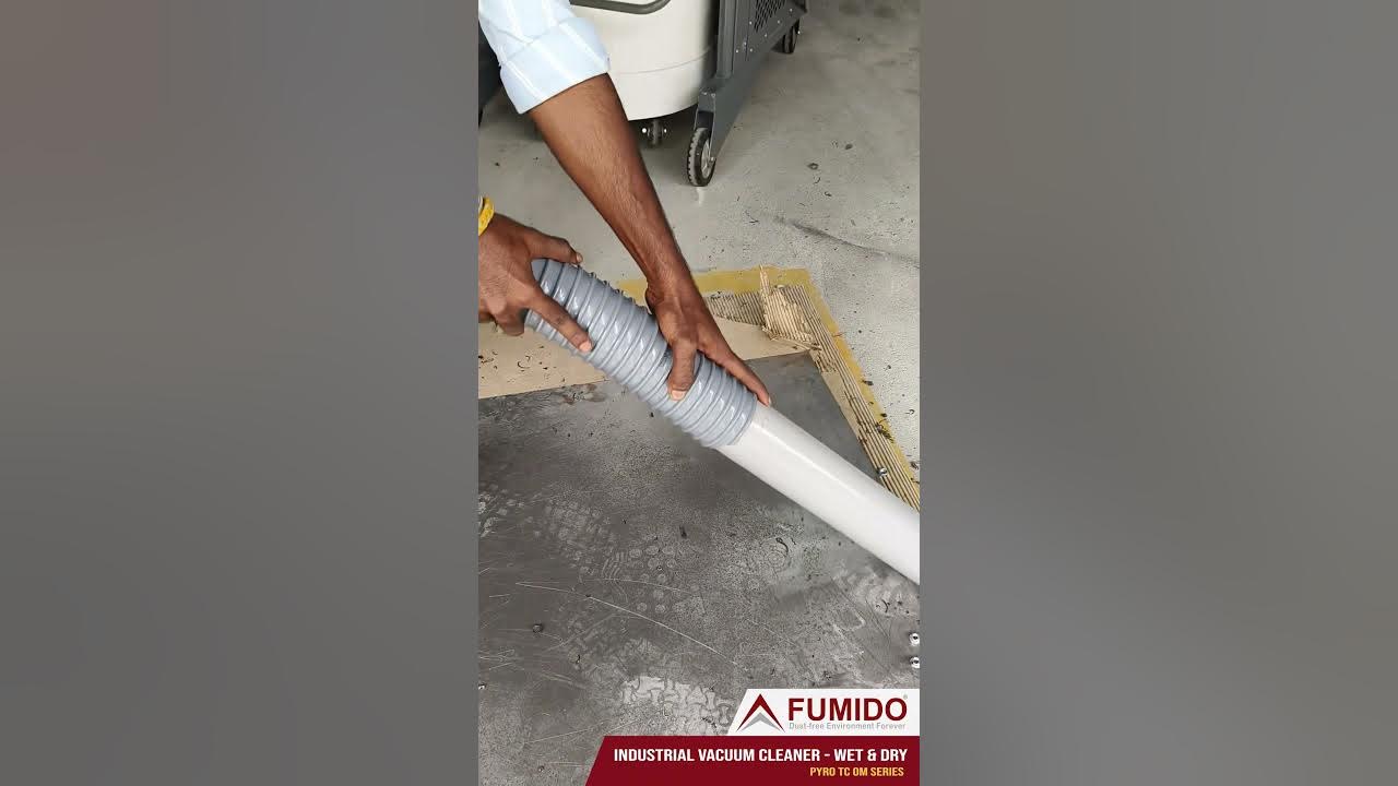 Fumido Industrial Vacuum Cleaner for Metal Chips, Shavings & Oil / Coolant Collection - YouTube
