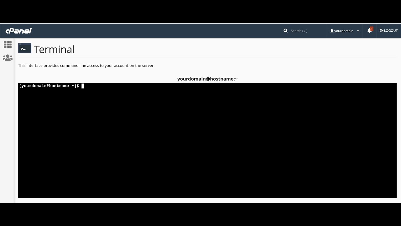 How to enable terminal in cpanel | BlueTek - YouTube