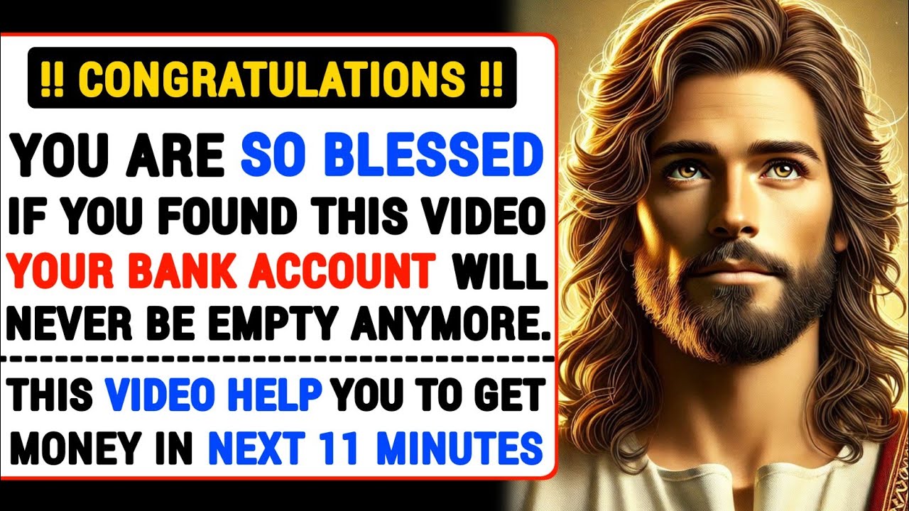 🛑 GOD SAYS: YOUR BANK ACCOUNT WILL NEVER BE EMPTY ANYMORE. | GOD ...