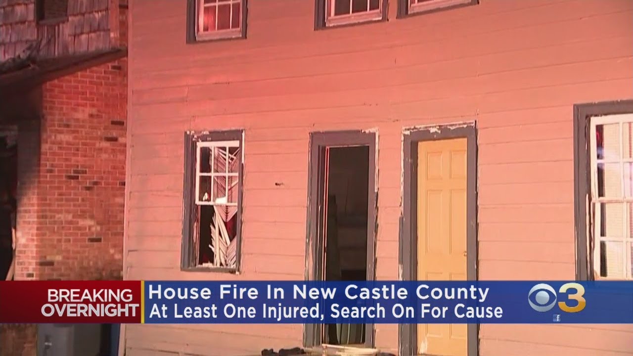 At Least 1 Injured In Overnight Fire In New Castle County - YouTube