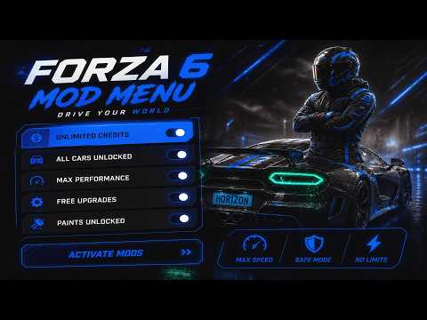 Forza Horizon 6 HACK | Forza 6 Cheat-Menu | FH 6 Mod Menu 2026 | MONEY GLITCH + Unlimited WheelSpins