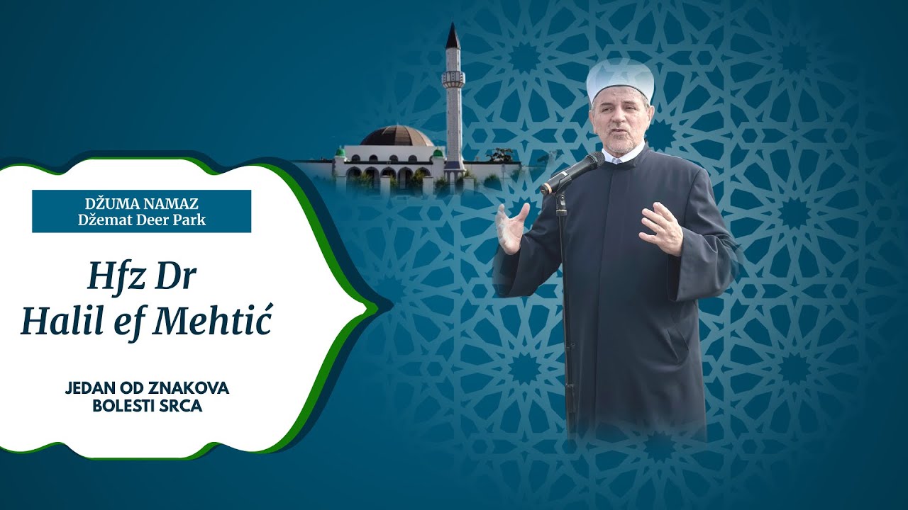 Džuma namaz džemat Deer Park 09.06.2023 Hfz Dr Halil ef Mehtić - YouTube