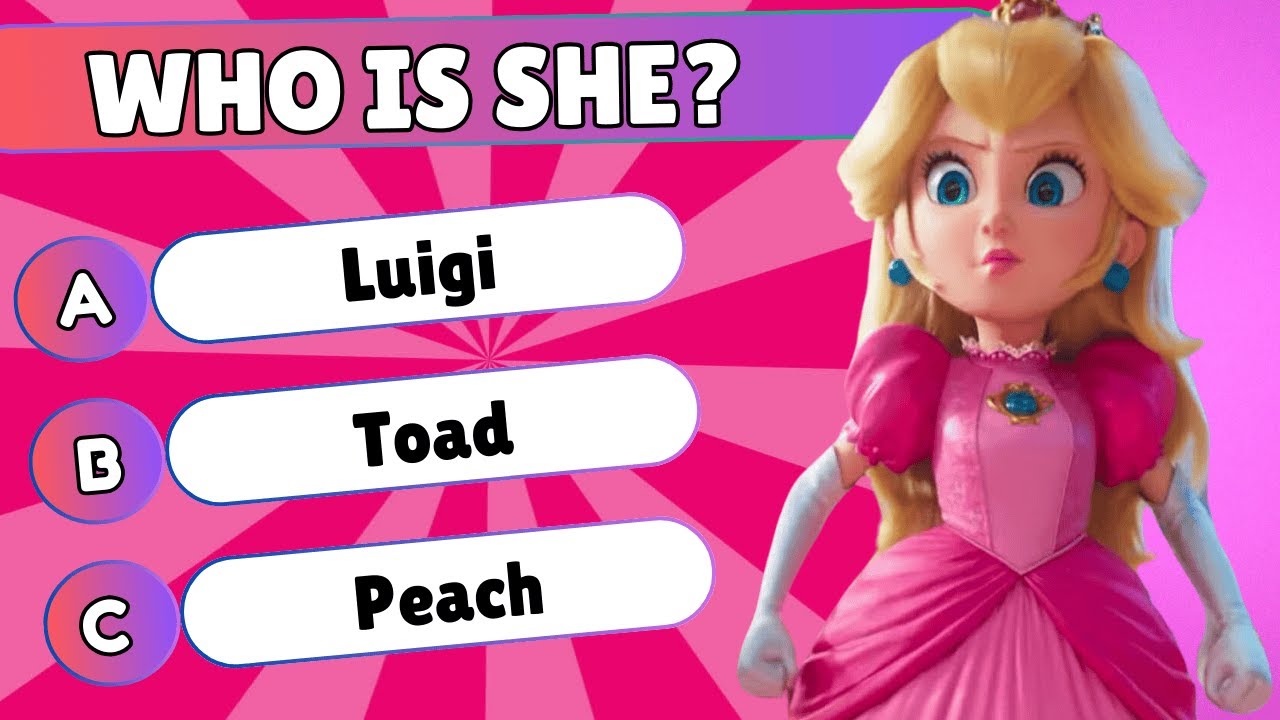 Mario Characters & Story Quiz! 🎬🤔 Can You Name Them All? 🍄👑 - YouTube