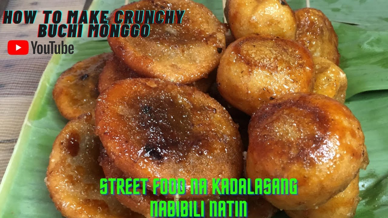 Crunchy Buchi monggo / Patok na Street Food - YouTube