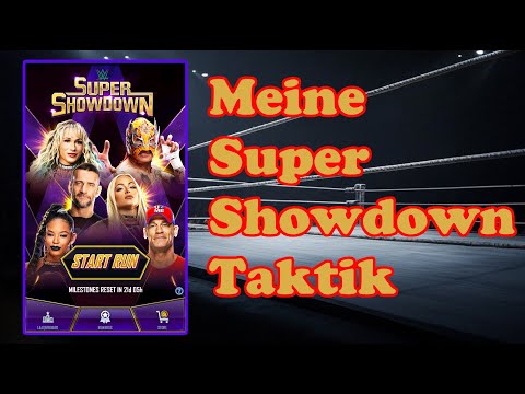 My Super Showdown Tactics | How I Play | SSD Tutorial | WWE SuperCard German