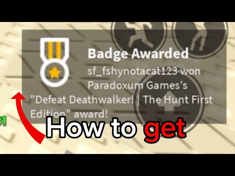 How to get tds “The Hunt” badge - YouTube