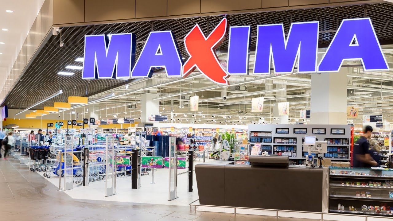 Цены на продукты в Латвии. Магазин MAXIMA. - YouTube