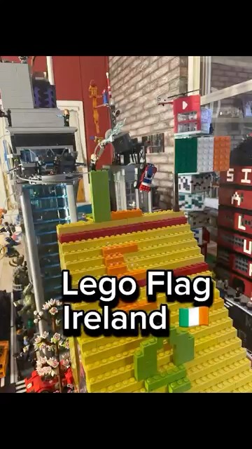 🇮🇪 How to Lego Flags Ireland 🇮🇪 Capital is Dublin #lego #flags #ireland ...