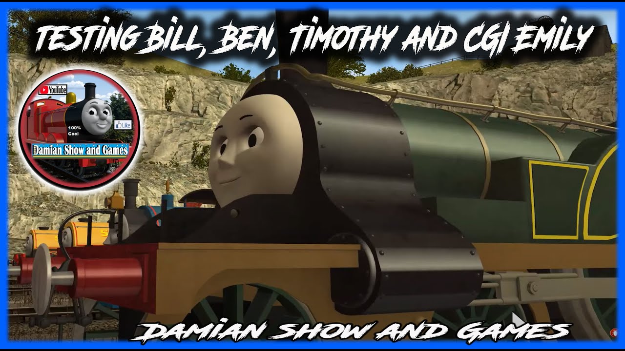 Testing Bill, Ben, Timothy and CGI Emily - YouTube