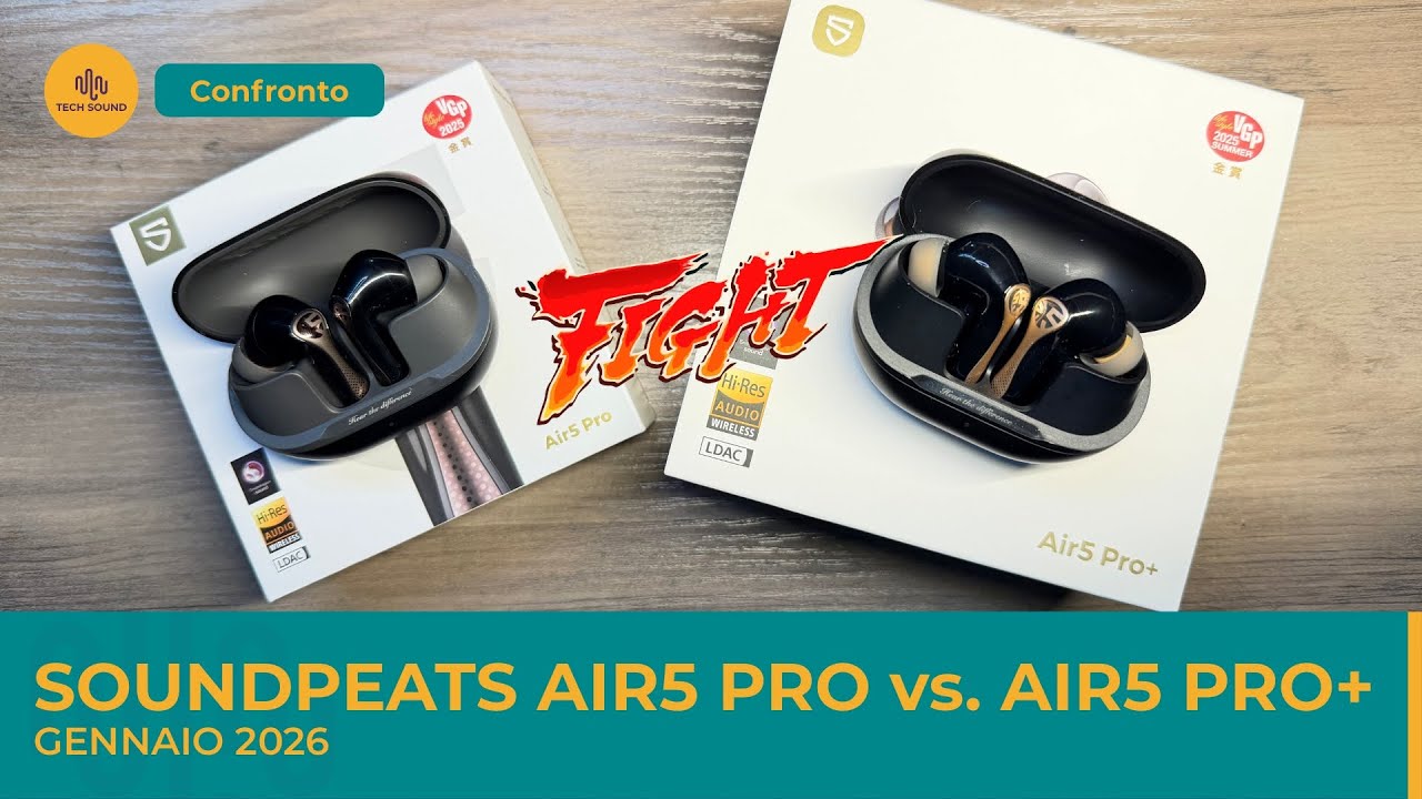 Soundpeats Air5 Pro vs Air5 Pro+: Recensione completa! - YouTube