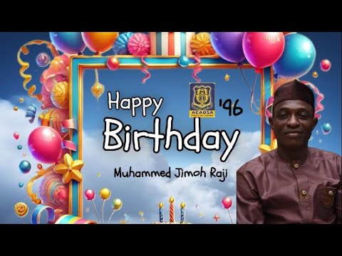 Birthday Serenade for Mr. Raji | Testimonies, Testimonies | ACAOSA 53 # ...