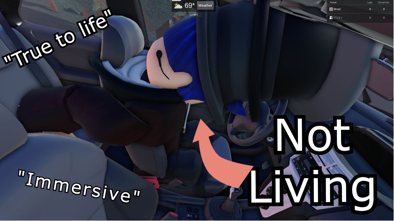 Skill Issue and Suffering in Roblox VR Driving - YouTube