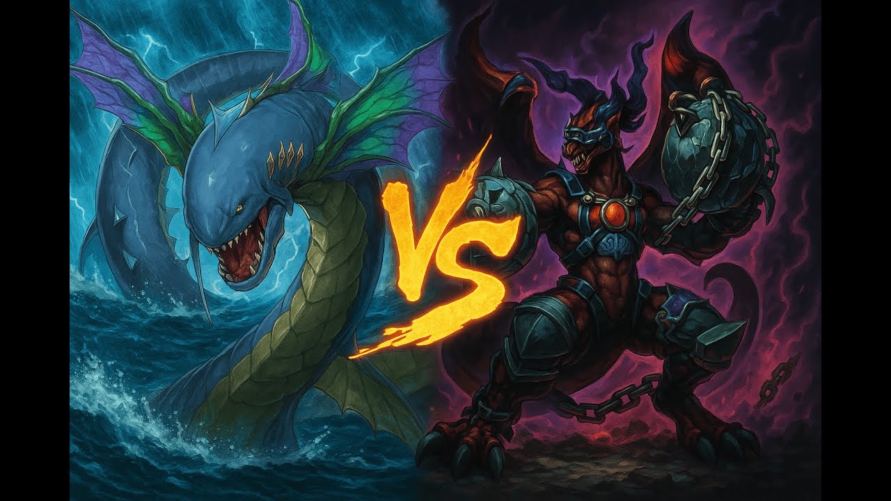 Yu-Gi-Oh! Master Duel Ocean Dragon Lord vs Bystial Magnamhut - YouTube