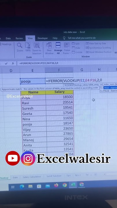 Find Sale In Excel Vlookup Formula Excelwalesir Exceltricks Exceltraining Exceltips