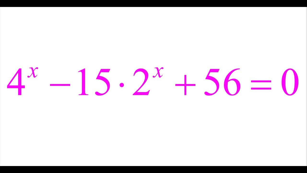 Ecuacion exponencial por cambio de variable - Video 4 - YouTube