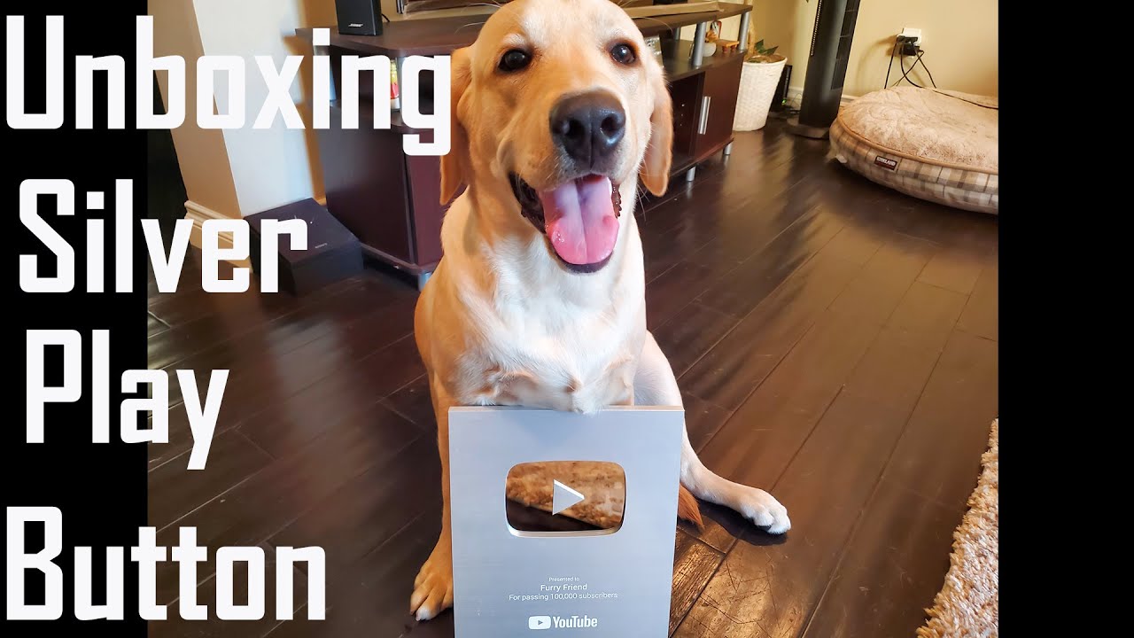 Buddy Unboxing his YouTube Silver Play Button LIVE - YouTube