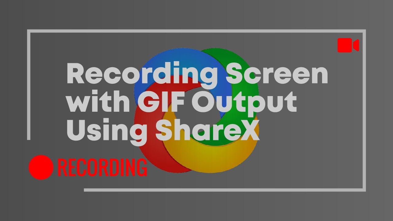 How to Record Screen to Make GIF with ShareX Windows - YouTube