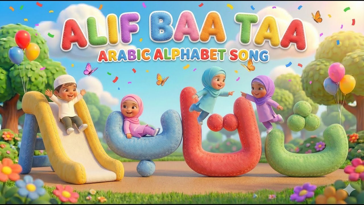 Alif Baa Taa Arabic Alphabet Song | Islamic Rhymes for Kids - YouTube