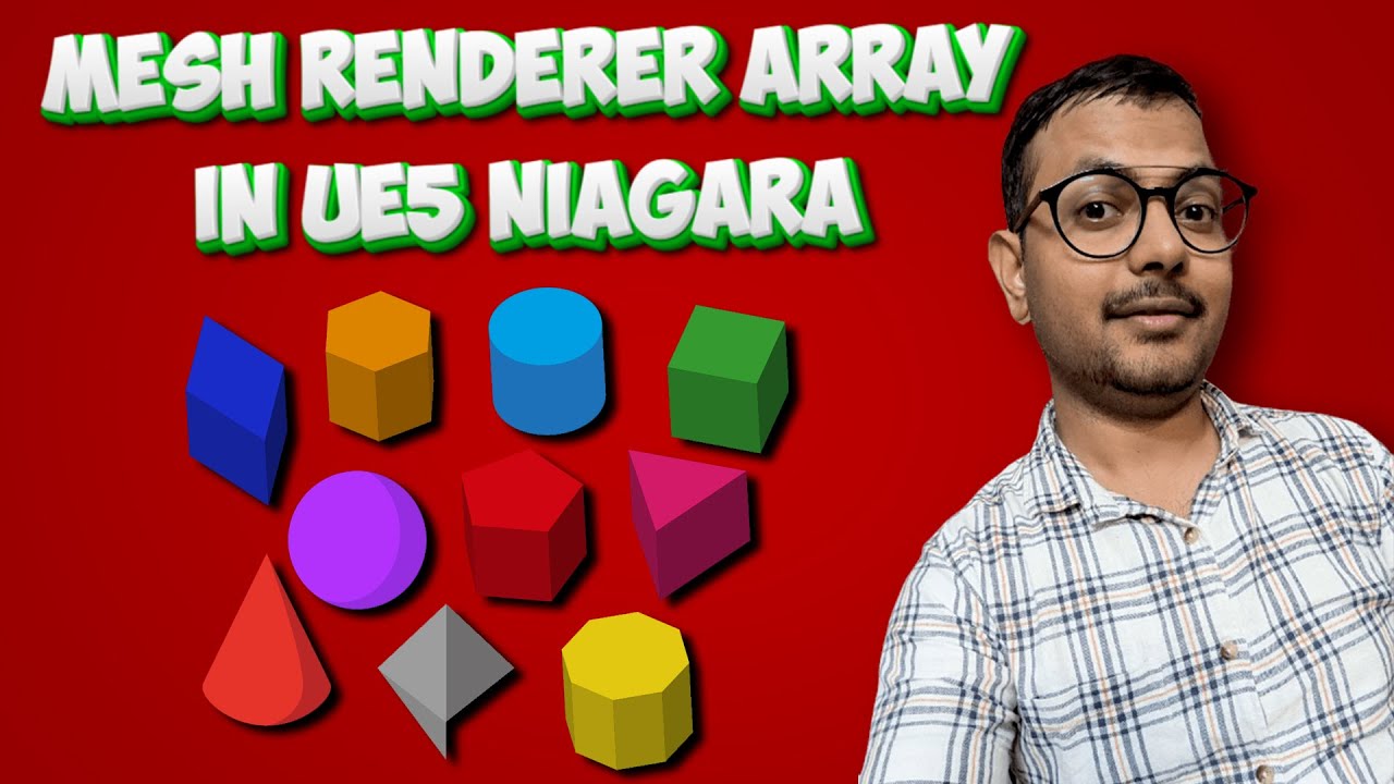Mesh Renderer Array In Unreal Engine 54 Niagara Tutorial Youtube 3852