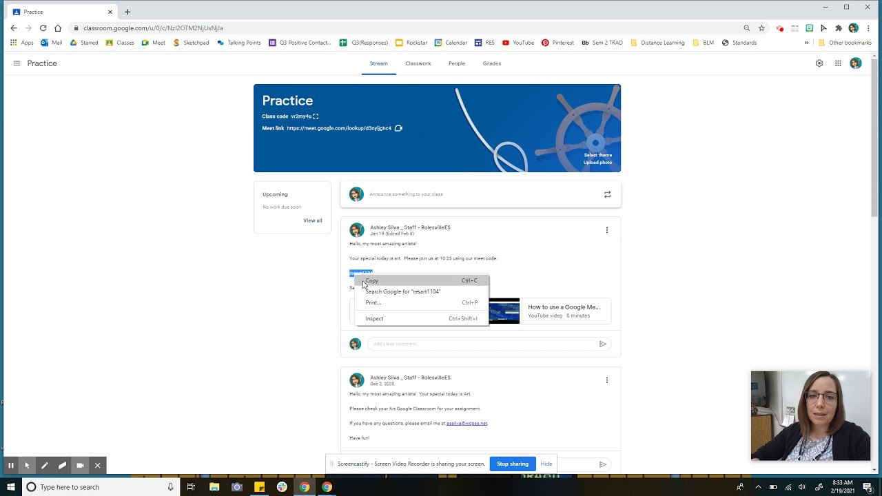 How To Use A Google Meet Code - YouTube