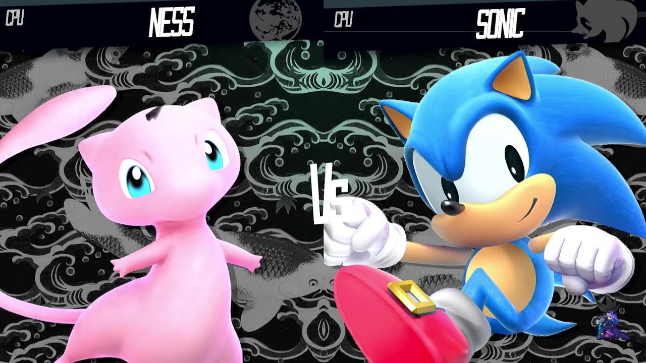 Classic Sonic Vs Mew - Super Smash Bros Mods - YouTube