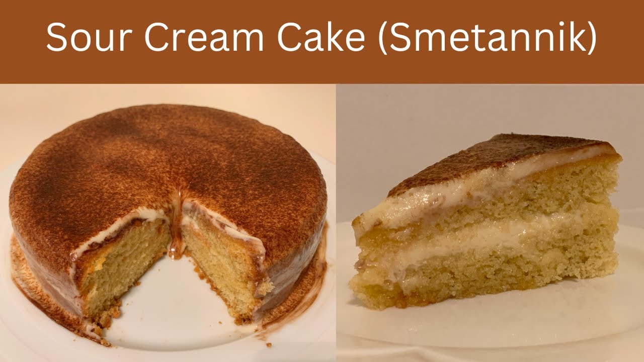 Just 4 Ingredients! Easy & Delicious Smetannik Cake Recipe | Quick ...