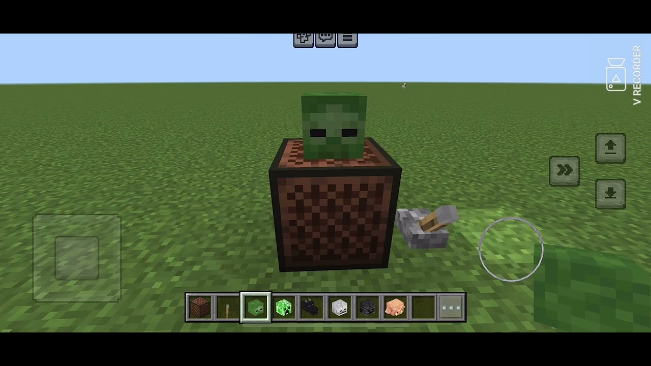 How to make mob sounds with note blocks and mob heads - YouTube