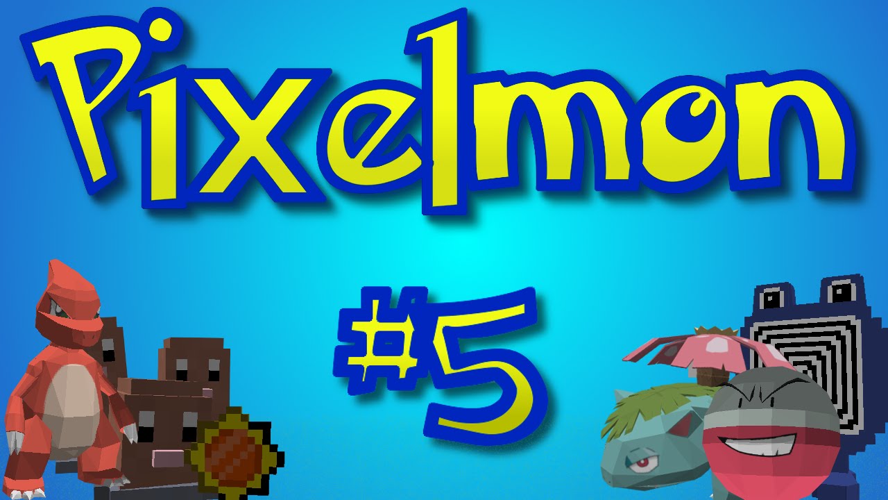 Minecraft Pixelmon | Let's Play Ep5. | New Pokemon, Evolving, and ...