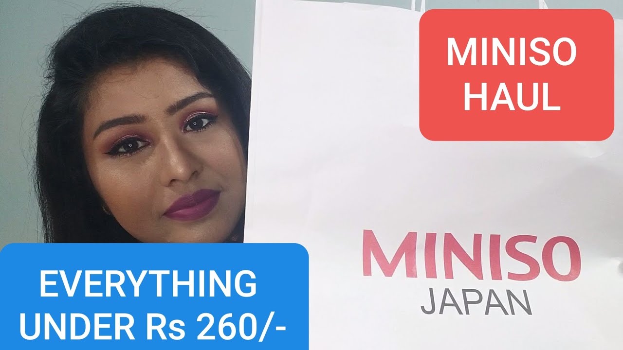 MINISO HAUL | NEW OUTLET IN JABALPUR | MINISO IN JABALPUR - YouTube
