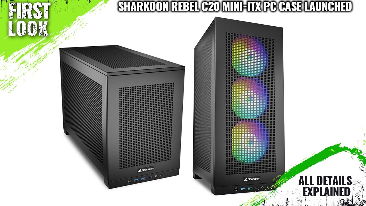 Sharkoon Rebel C20 ITX And Rebel C20 ITX RGB PC Case Launched ...