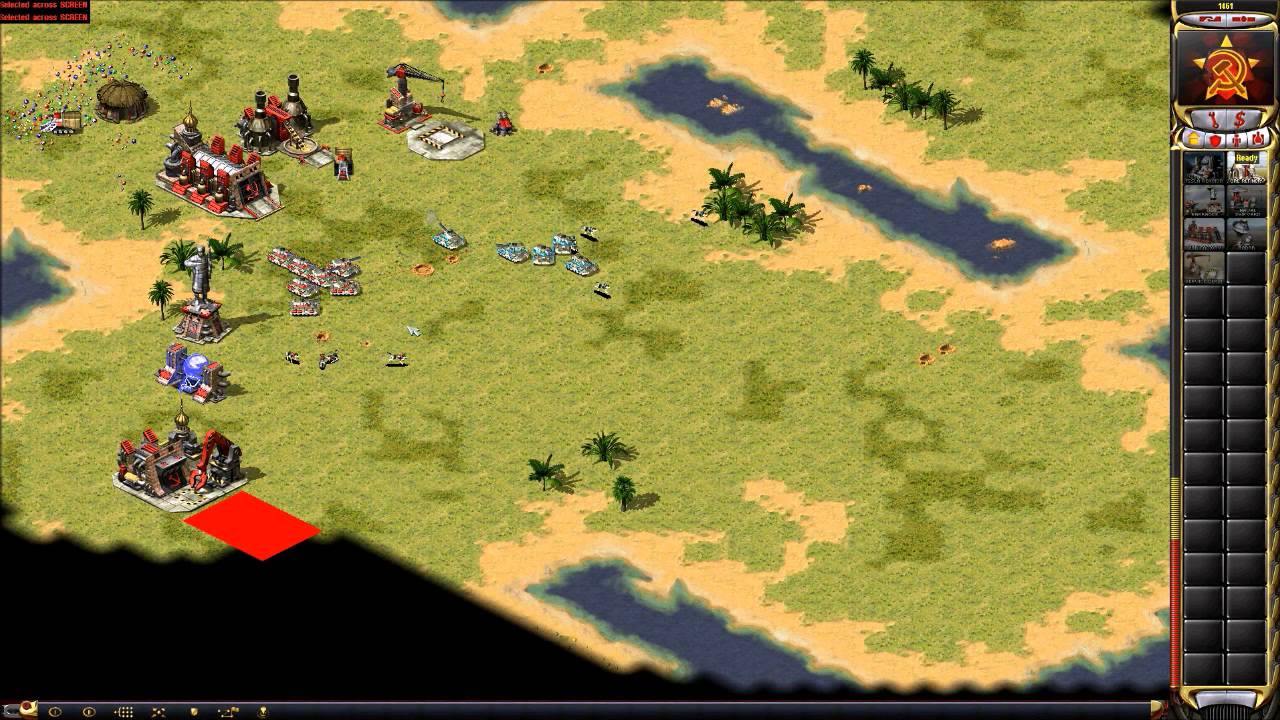 RA2 Tournament Map B Soviet War - YouTube