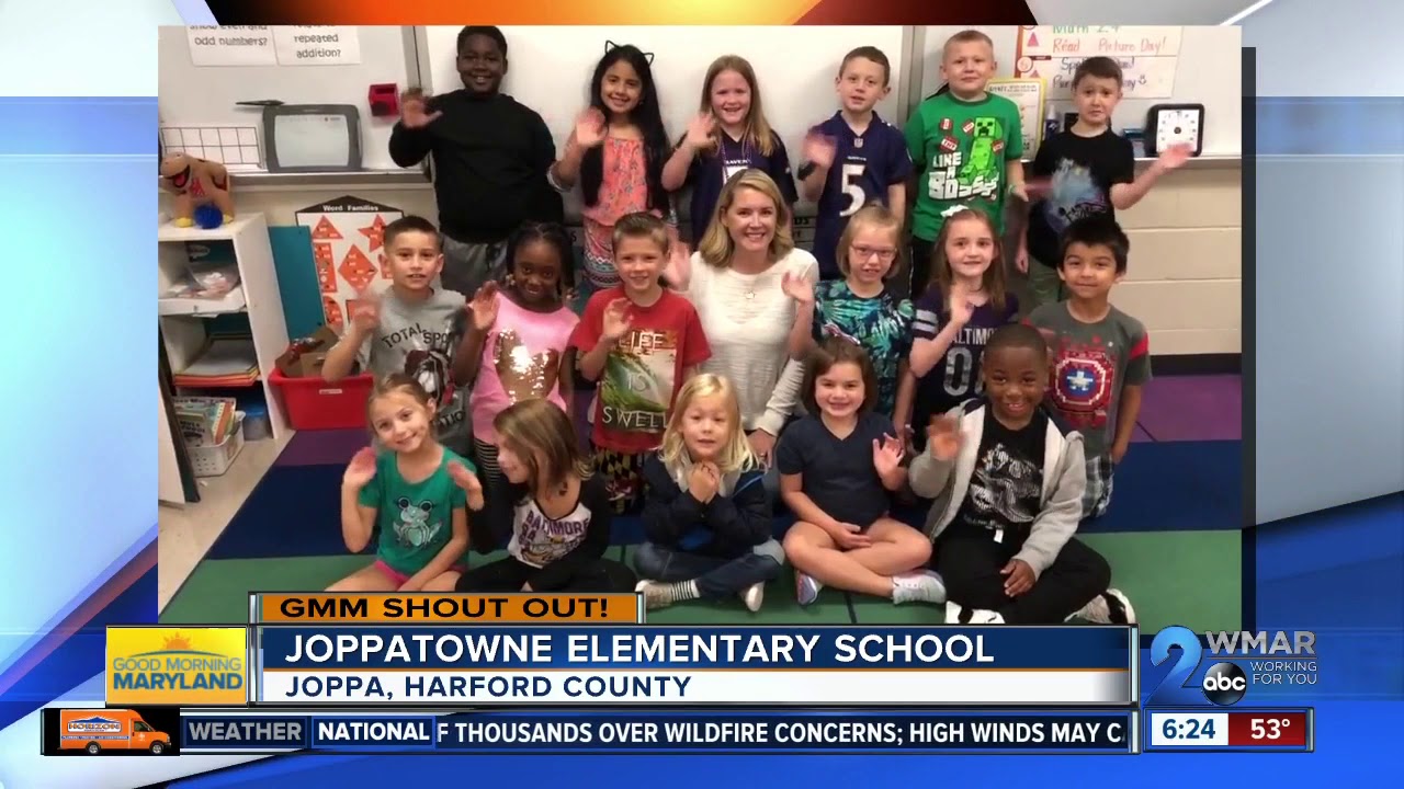 Good morning from Joppatowne Elementary School! - YouTube