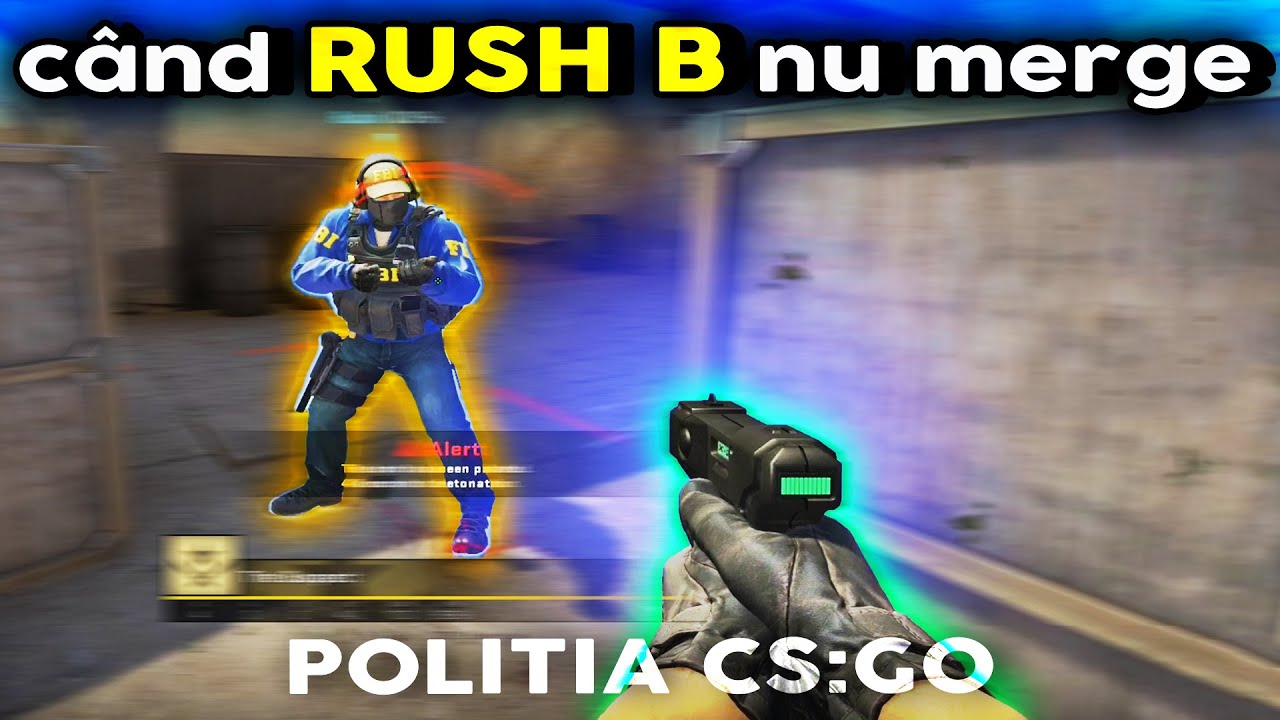 Cand RUSH B P90 nu functioneaza 🚔👮 Poliția CS:GO - YouTube