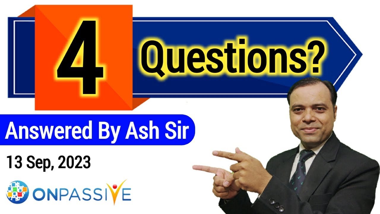 4 Important Questions and Answered By Ash Sir... Must Watch 🍎 # ...