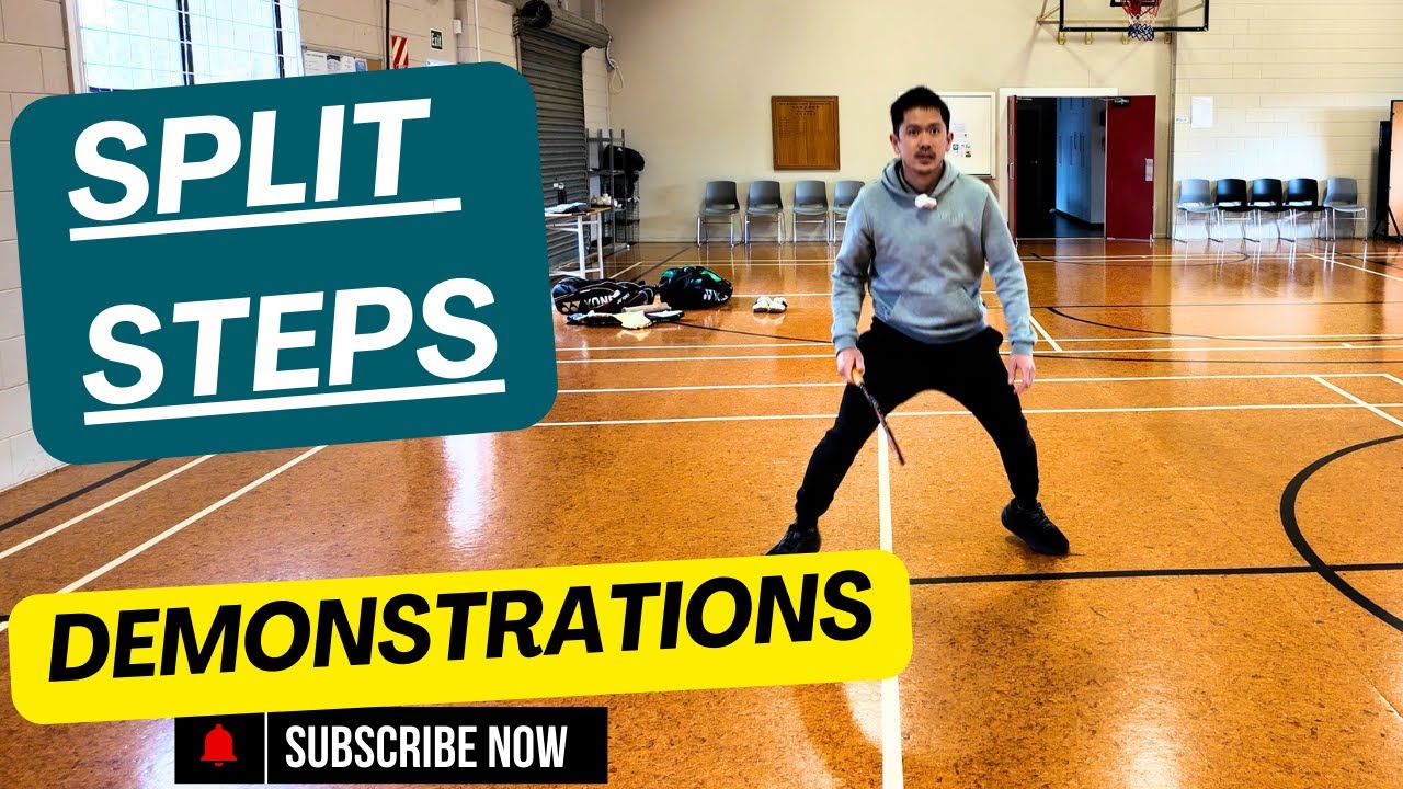 Badminton Split Steps - Quick Demo - YouTube